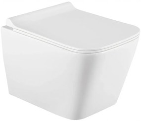 Závěsný set Mexen Fenix + WC TEO Rimless 51 x 35 cm + pomalu padající deska Slim, 60100 + 30850700
