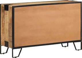 Příborník 100 x 31 x 60 cm masivní hrubé mangovníkové dřevo 285894
