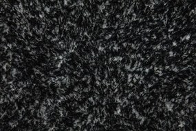 Koberec Shaggy Silky 78 černý / šedý