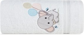 SADA DĚTSKÝCH RUČNÍKŮ BABY50 6KS 50X90 CM BÍLÁ