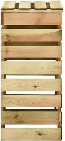 Laťkový zahradní kompostér 2 ks 80 x 50 x 100 cm borovice 3078136