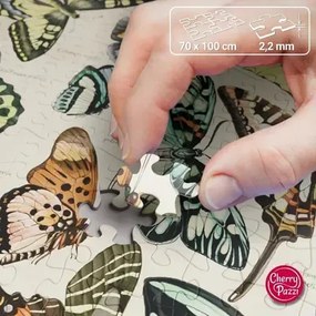 CHERRY PAZZI Puzzle Botanický svět / 2000 dílků / 100 x 70 cm