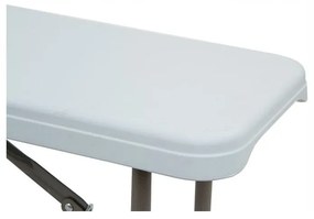 SUPPLIES VIKING Skládací cateringová lavice 180 cm - bílá barva