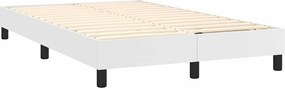Rám postele s boxspringem bílý 120 x 200 cm umělá kůže 3120689