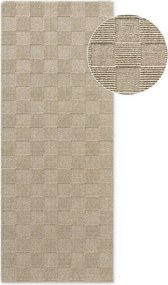 Béžový ručně tkaný vlněný běhoun 80x200 cm Scala – Villeroy&amp;Boch