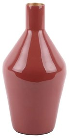 OnaDnes -20% Time for home Červená kovová váza Conelo 22 cm
