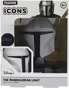 Paladone Icon Light Mandalorian / Stolní lampa / 10 cm / 2x AA baterie