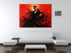 Gario Ručně malovaný obraz Španělska tanečnice Rozměry: 120 x 80 cm