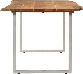 Jídelní stůl 180 x 90 x 76 cm masivní akáciové dřevo 286476