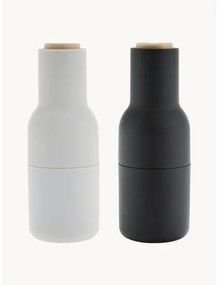 Sada designových mlýnků na'sůl a pepř s dřevěnými víčky Bottle Grinder, 2 díly