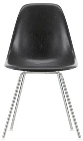Eames Fiberglass Chair DSX chrom tmavě šedá Vitra