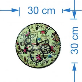 Dřevěné nástěnné hodiny, nástěnné hodiny I SENTOP HDFK001- Wall clock HEU-
