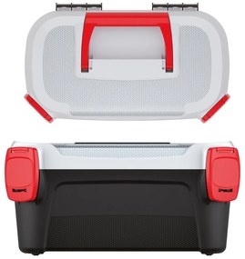 Kufr na nářadí SMARTTIX III černo-šedo-červený