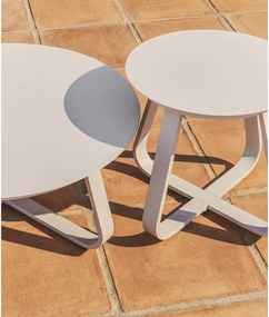 Kovový kulatý zahradní stolek ø 48 cm Tamaris – Kave Home