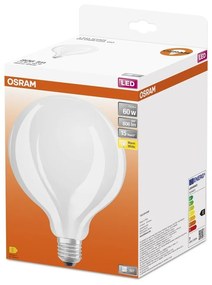 Velká kulatá LED žárovka E27 7 W STAR, teplá bílá