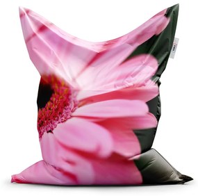 Sablio Sedací vak Classic Růžová gerbera - 150x100 cm