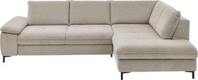 XXXLutz ROHOVÁ SEDAČKA, textil, pískové barvy Beldomo Speed - Sedací soupravy - 000711010802