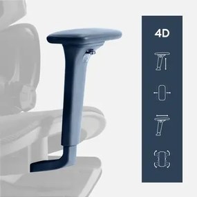 Mark Adler Expert 8.7 Mesh šedá / Kancelářské ergonomické křeslo / nos