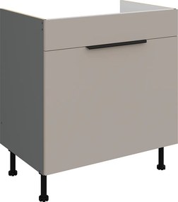 ARIA ta | dolní skříňka 80 ZL 1S dřezová | 80 cm | PREMIUM BOX | antracit/béžová