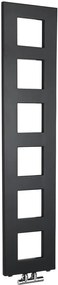 Sapho Sapho, BLOCK topné těleso 280x1330 mm, černá matná, IR181