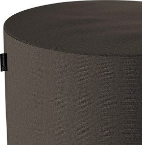 Sedák Barrel- válec pevný barva hnědá látka pletený vzor