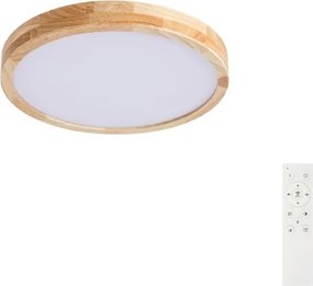 Brilagi - LED Stmív. svítidlo WOODLINE LED/48W/230V 3000-6000K dub pr. 40 cm +DO