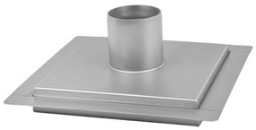 BPS-koupelny Čtvercový sprchový odtokový žlab DL08-QUBE-G3 HYD-3860 15x15 cm, satén