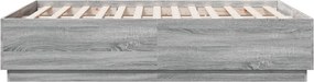 Rám postele šedý sonoma 120 x 190 cm kompozitní dřevo 3209749