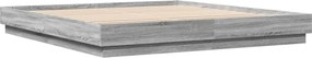 Rám postele s LED osvětlením šedý sonoma 200 x 200 cm 3209770