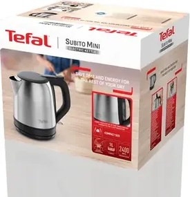 Tefal Subito KO5S2DE černá/nerez / Rychlovarná konvice / 2400 W / 1 l