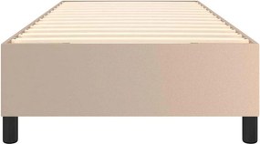 Rám postele s boxspringem cappuccino 80 x 200 cm umělá kůže 3121016