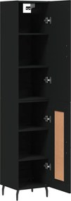 vidaXL Skříň highboard 34,5 x 34 x 180 cm kompozitní dřevo [3199122] Barva: šedá sonoma
