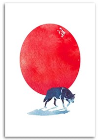 Gario Obraz na plátně Vlk při východu slunce - Robert Farkas Rozměry: 40 x 60 cm