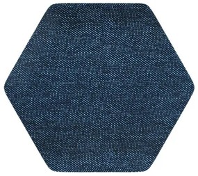Egibi Čalouněný akustický panel nástěnný Luna 30 denim hexagon - Hexagon 6x15 cm