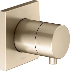 Keuco IXMO Comfort - Uzavírací a přepínací ventil pod omítku, pro 2 spotřebiče, kartáčovaný bronz 59557031002