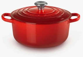 Le Creuset Signature - Pekáč kruhový s poklicí, objem 2,4 l, cerise 21177200602430