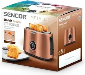 SENCOR STS 6056GD bronzová / Topinkovač / 1000 W / 2 sloty
