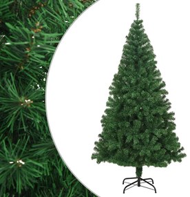 Umělý vánoční stromek s hustými větvemi zelený 210 cm PVC 321036