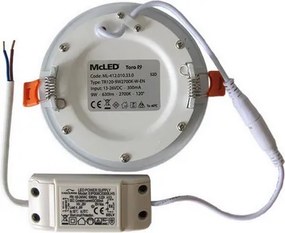 Podhledové LED svítidlo McLED Toro R9 9W 3000K ML-412.067.33.0