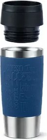 Emsa Travel Mug Classic 0.36l tmavě modrá / Termohrnek / nerezová ocel