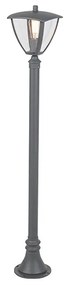 Moderní venkovní lucerna tmavě šedá 136,5 cm - Platar