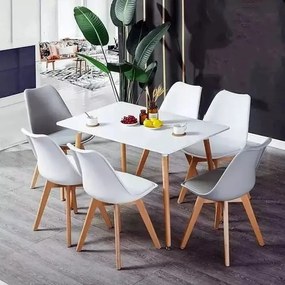 modernHOME Moderní stůl do jídelny obývacího pokoje kuchyně 120x80 cm DT04