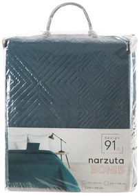 PŘEHOZ NA POSTEL BONI5 170X210 CM TYRKYSOVÁ