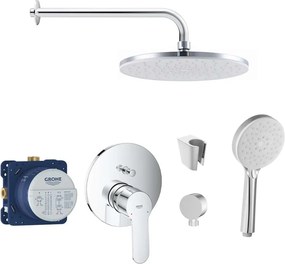 SANITINO - Sprchový set s baterií a tělesem pod omítku Grohe, příslušenství kielle, chrom SANI21GKK017