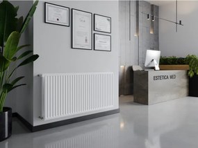 Mexen CH20 Hygienický panelový radiátor 600 x 400 mm, boční připojení, 440 W, bílá, W420H-060-040-00