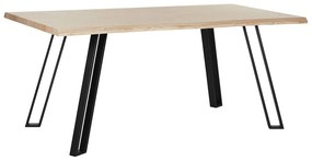 Jídelní stůl 180 x 90 cm GRAHAM světlé dřevo Beliani