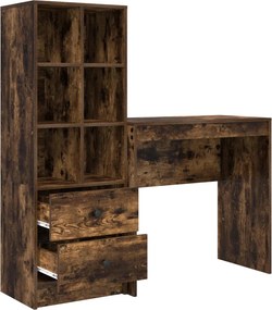 Stůl Kouřový dub 125,5 x 40 x 127 cm 2 ks 3337317