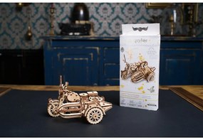 Ugears 3D dřevěné mechanické puzzle Harry Potter Hagridova létající motorka