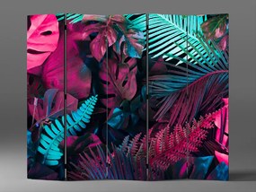 Liox Paraván barevné tropické listy Rozměr: 225 x 180 cm