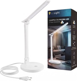 Toolight Toolight, JNH048-T, LED stolní lampa se 3 barvami světla, 5 W, bílá, OSW-56241